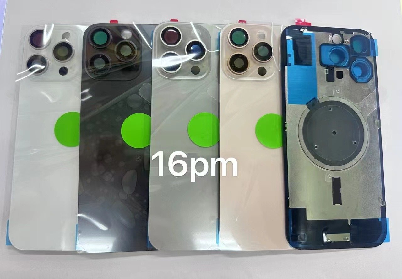 Back Glass Cover With Metal Lot iPhone 16 Plus ProMax - SODOBUY
